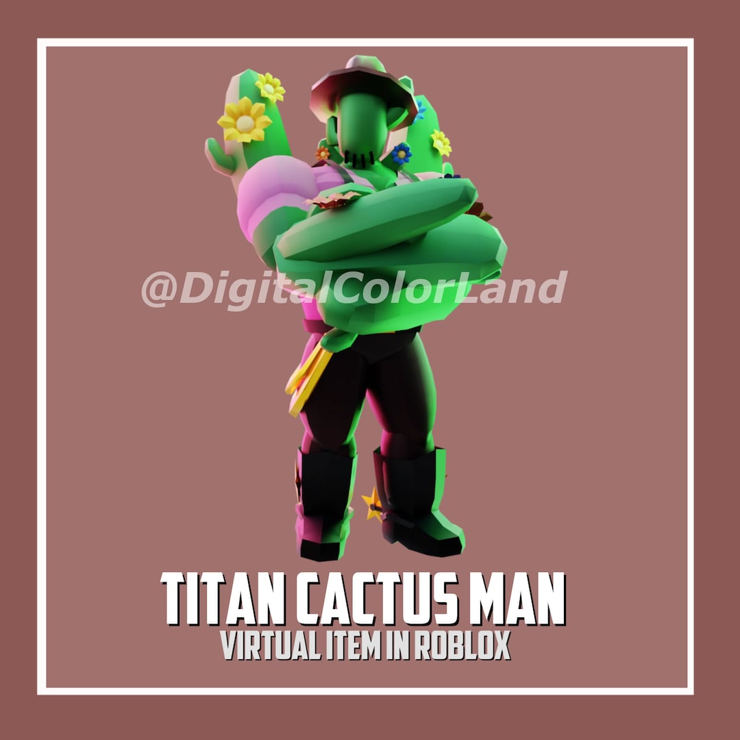 Titan Cactus Man | Toilet Tower Defense / TTD Roblox ~ Read DESCRIPTION ...