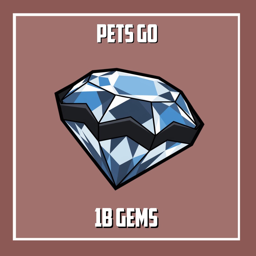 1 Billion Gems | Pets Go Roblox - Etsy