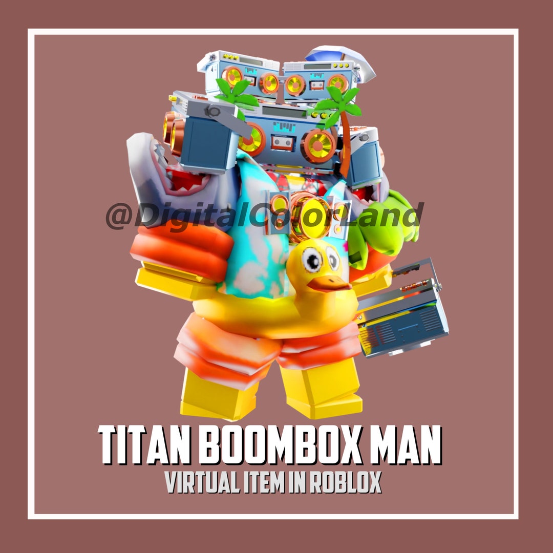 Titan Boombox Man | Toilet Tower Defense / TTD Roblox ~ Read ...