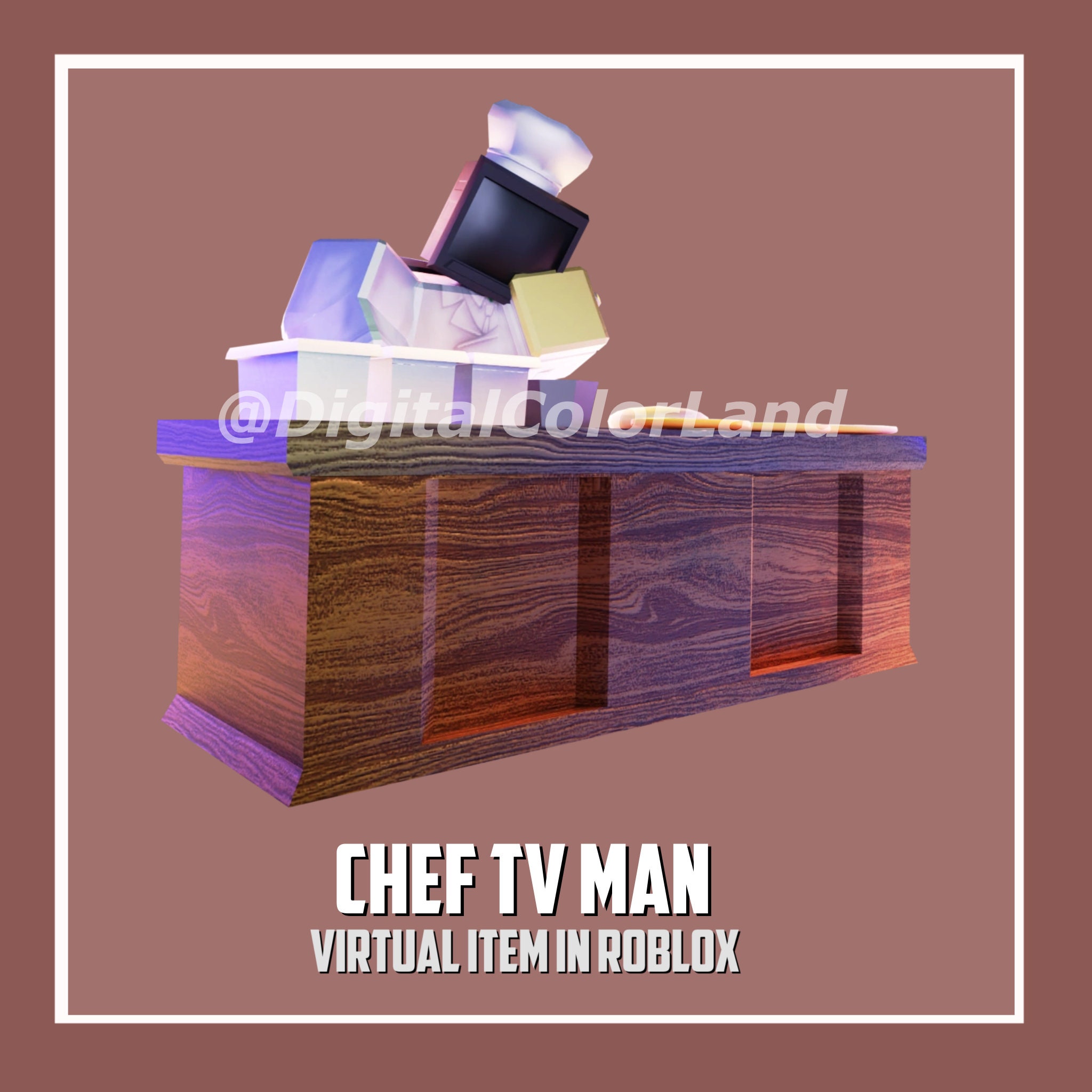Chef Tv Man Toilet Tower Defense / TTD Roblox - Etsy