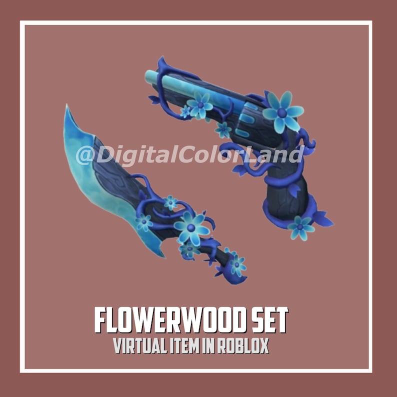 Flowerwood Set Murder Mystery 2 / MM2 Roblox - Etsy