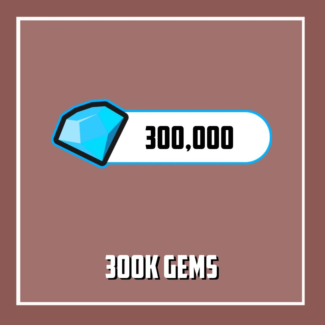 300k Gems | Toilet Tower Defense / TTD Roblox ~ Read DESCRIPTION! - Etsy