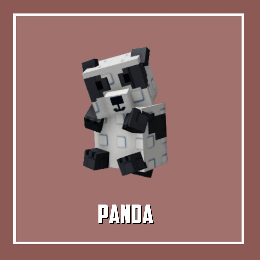 Panda | Grow a Garden / GAG Roblox - Read Description! - Etsy