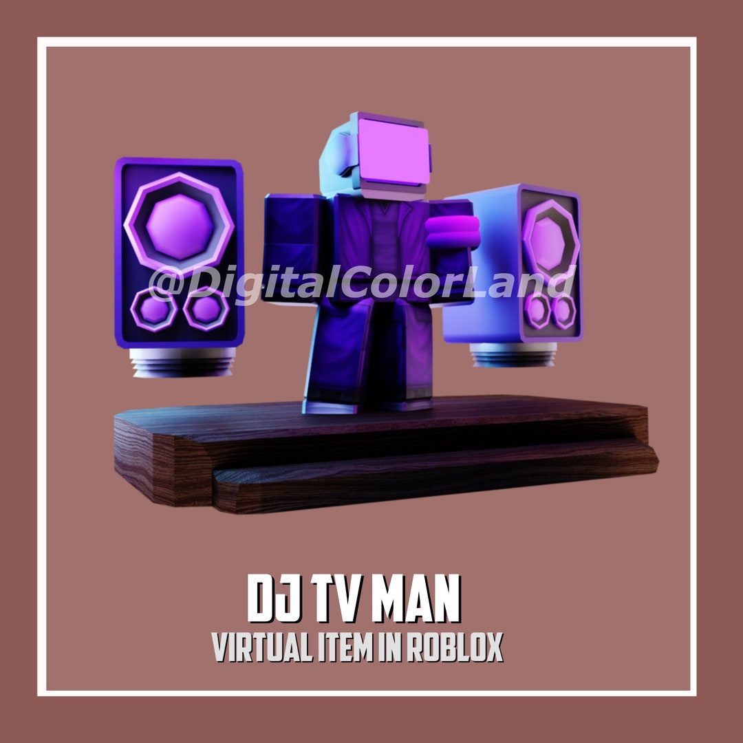 Dj Tv Man | Toilet Tower Defense / TTD Roblox ~ Read DESCRIPTION! - Etsy