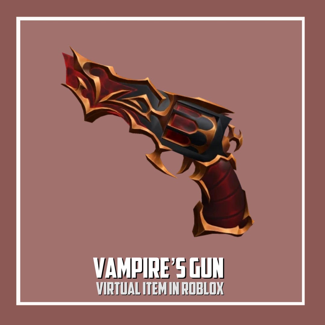 Vampire’s Gun | Murder Mystery 2 / MM2 Roblox ~ Read DESCRIPTION! - Etsy