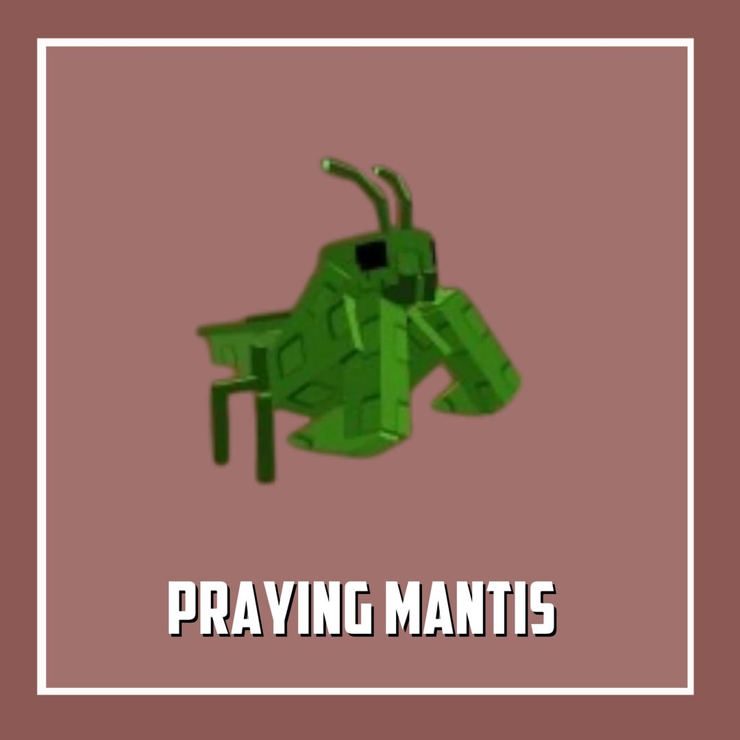 Praying Mantis | Grow a Garden / GAG Roblox - Read Description! - Etsy