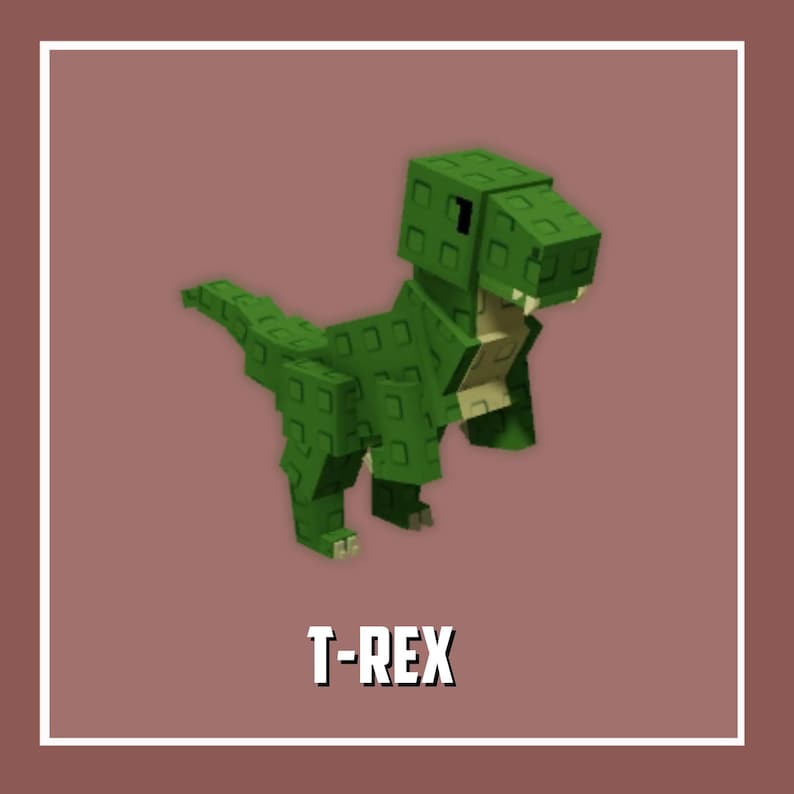 T-rex | Grow a Garden / GAG Roblox - Read Description - Etsy