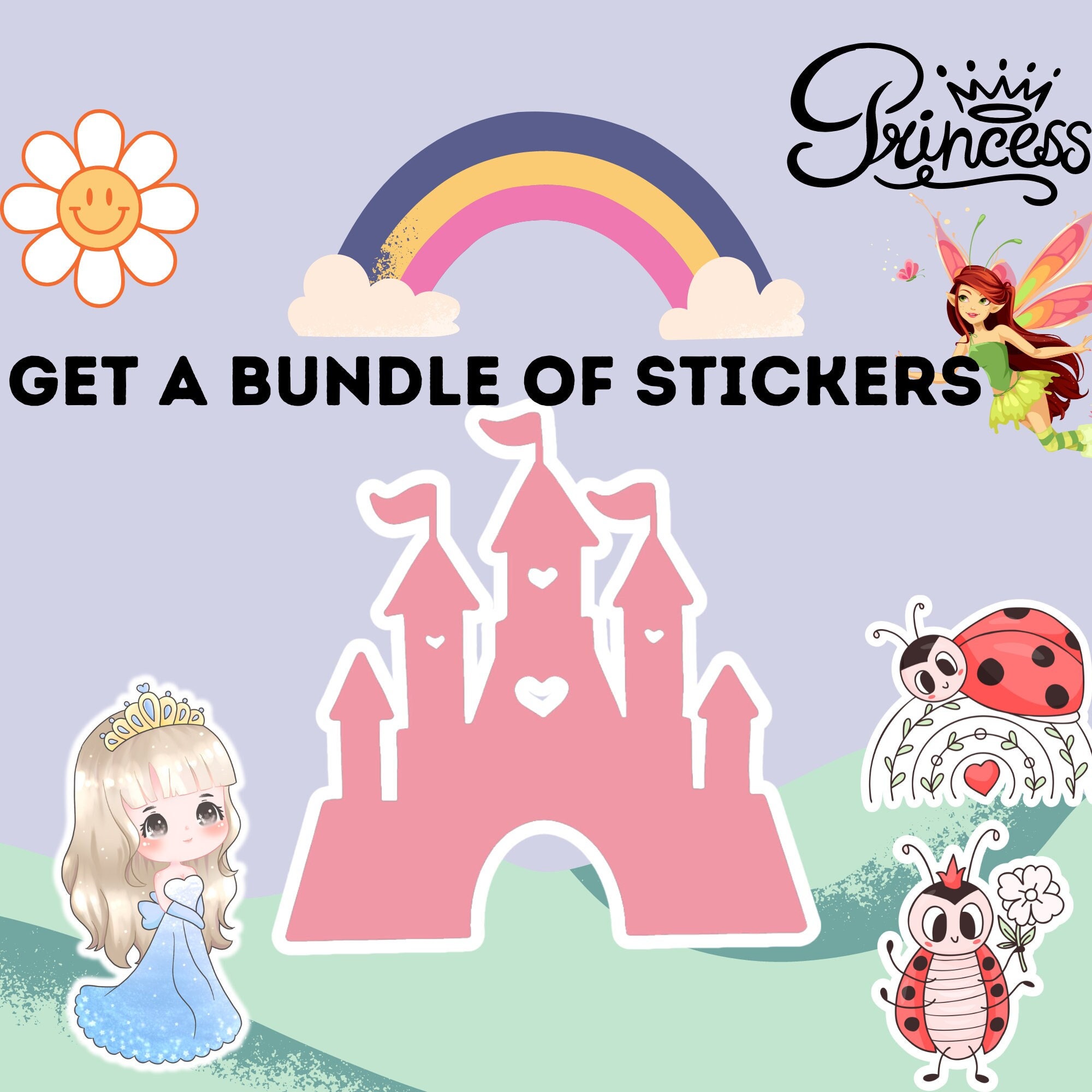 Disney Princess Printable Stickers PDF Disney Princess Cartoon Sticker ...