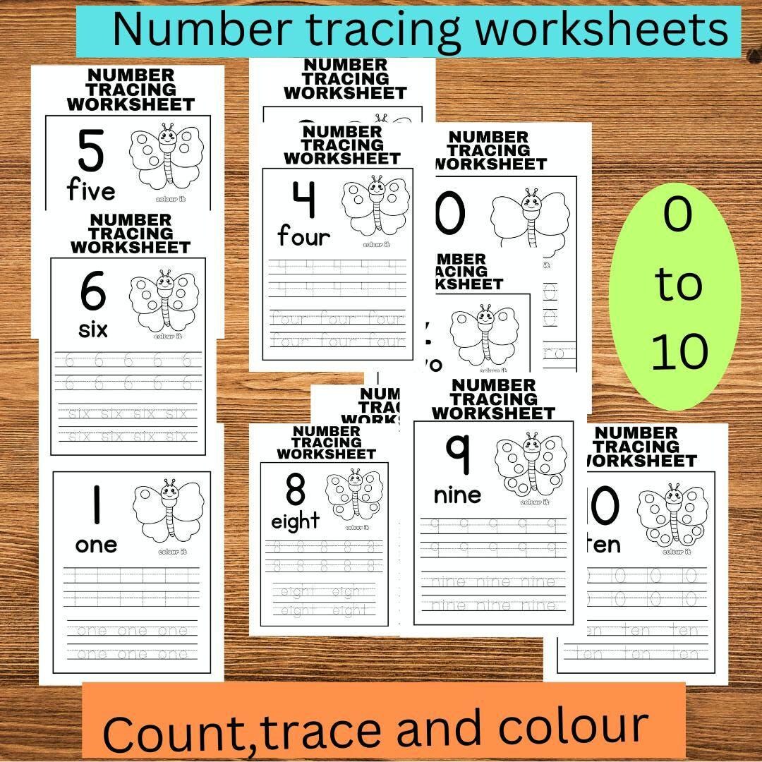 Number Tracing Worksheets,fun and Educational Number Tracing Worksheet ...