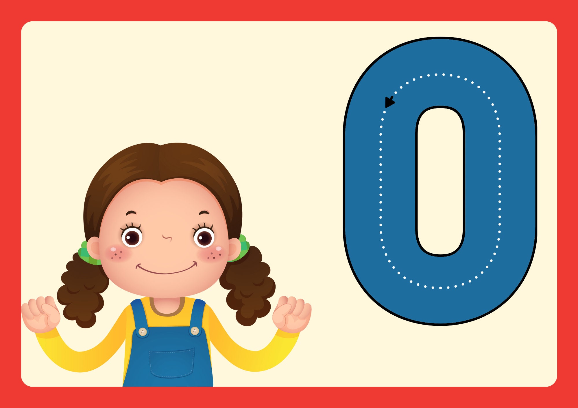 Printable Finger Number Poster Trace Counting 1-10, Learning ...