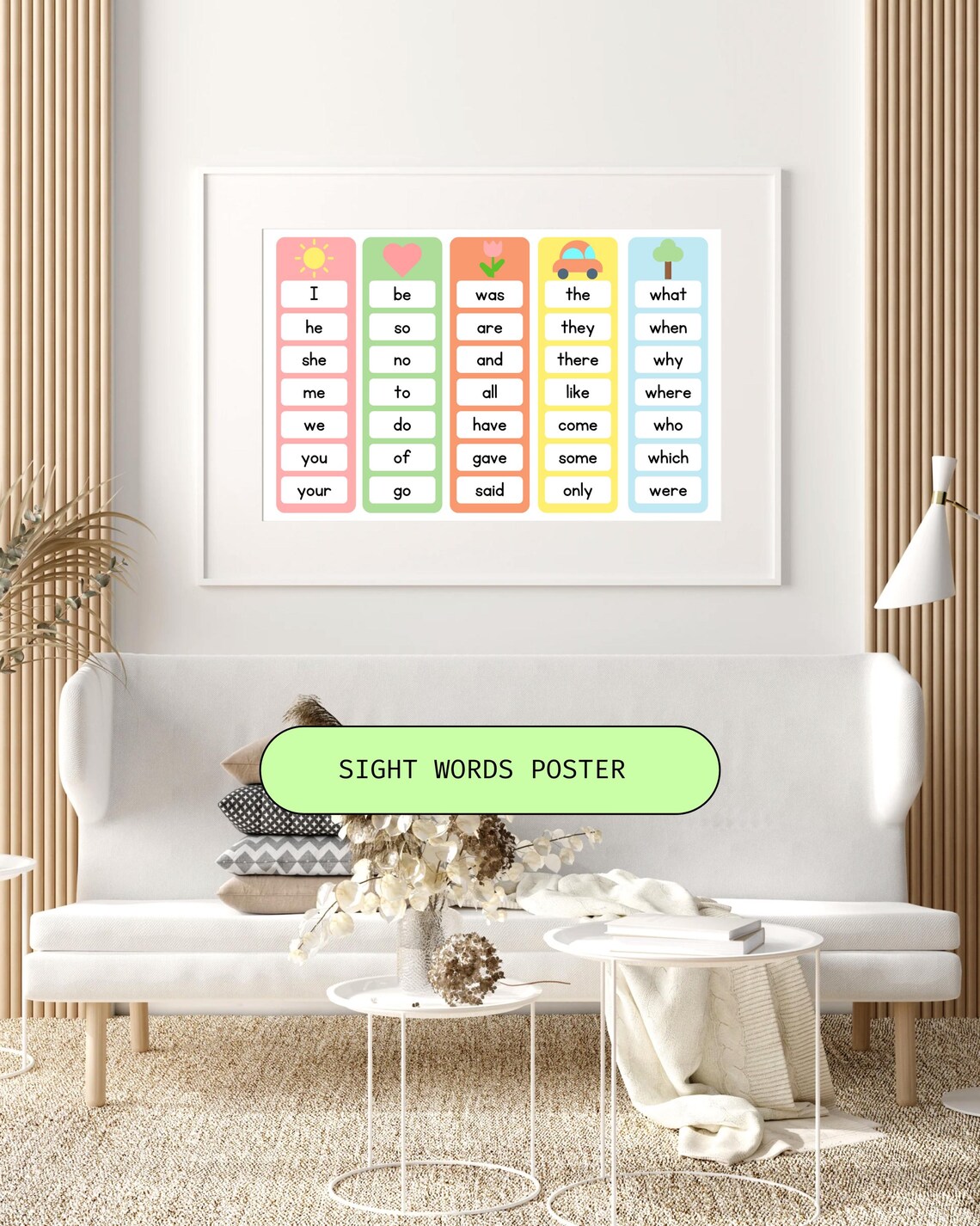 100 Printable Fry's First Hundred Sight Word Flashcards | Kindergarten ...