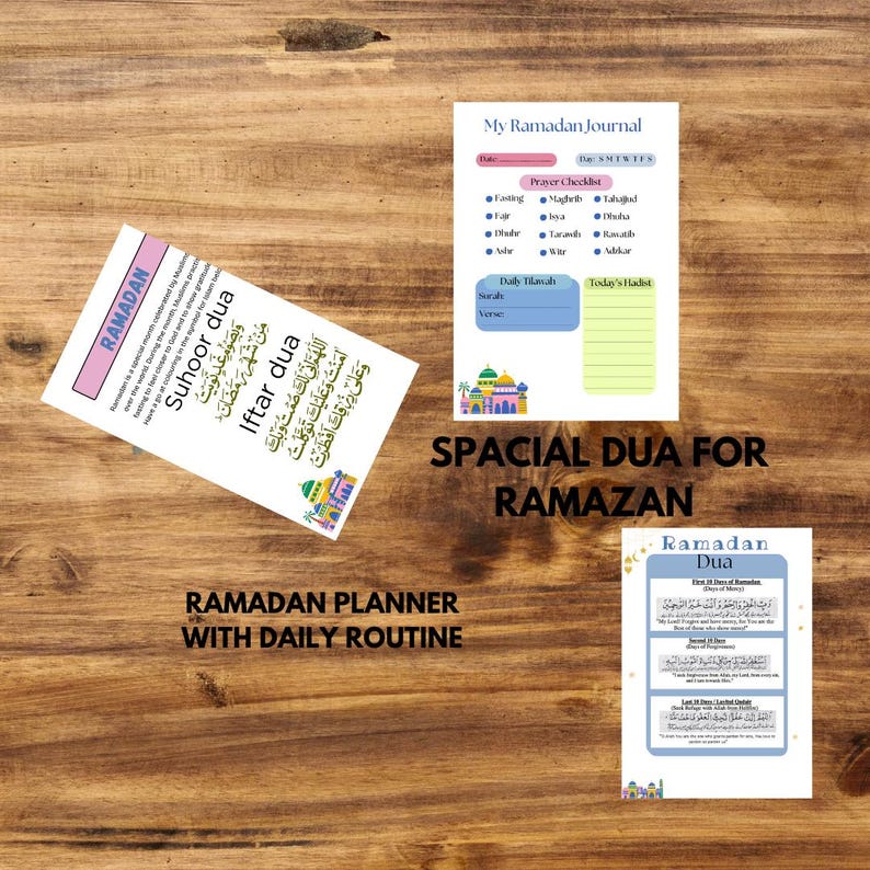 2025 Ramadan Planner, Ramadan Journal, Digital & Printable Bundle ...