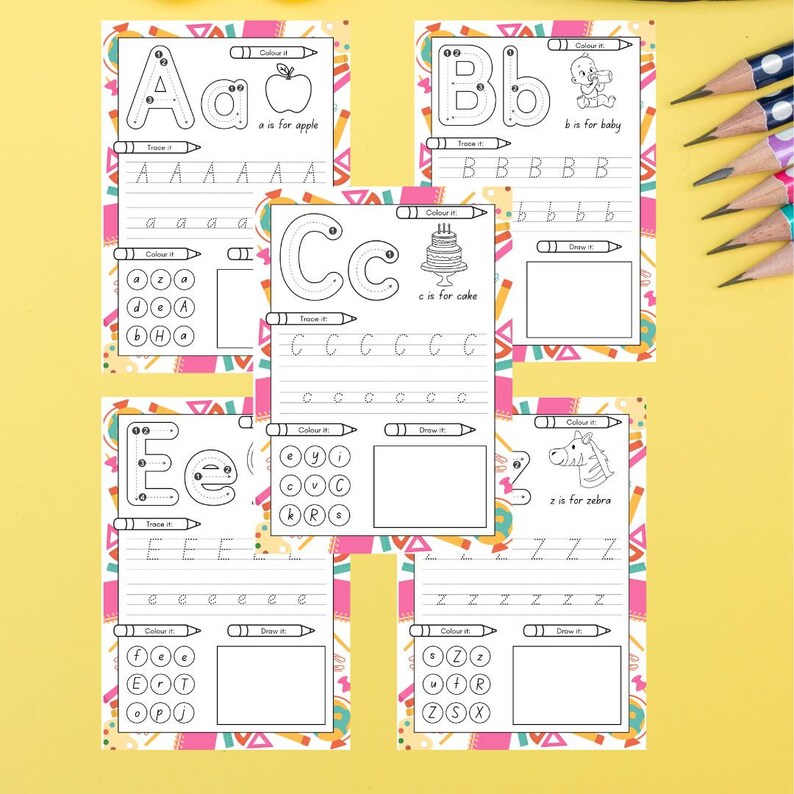 Alphabet Tracing Worksheets, Alphabet Tracing Sheets, ABC Tracing Worksheet Pdf, Latter ...