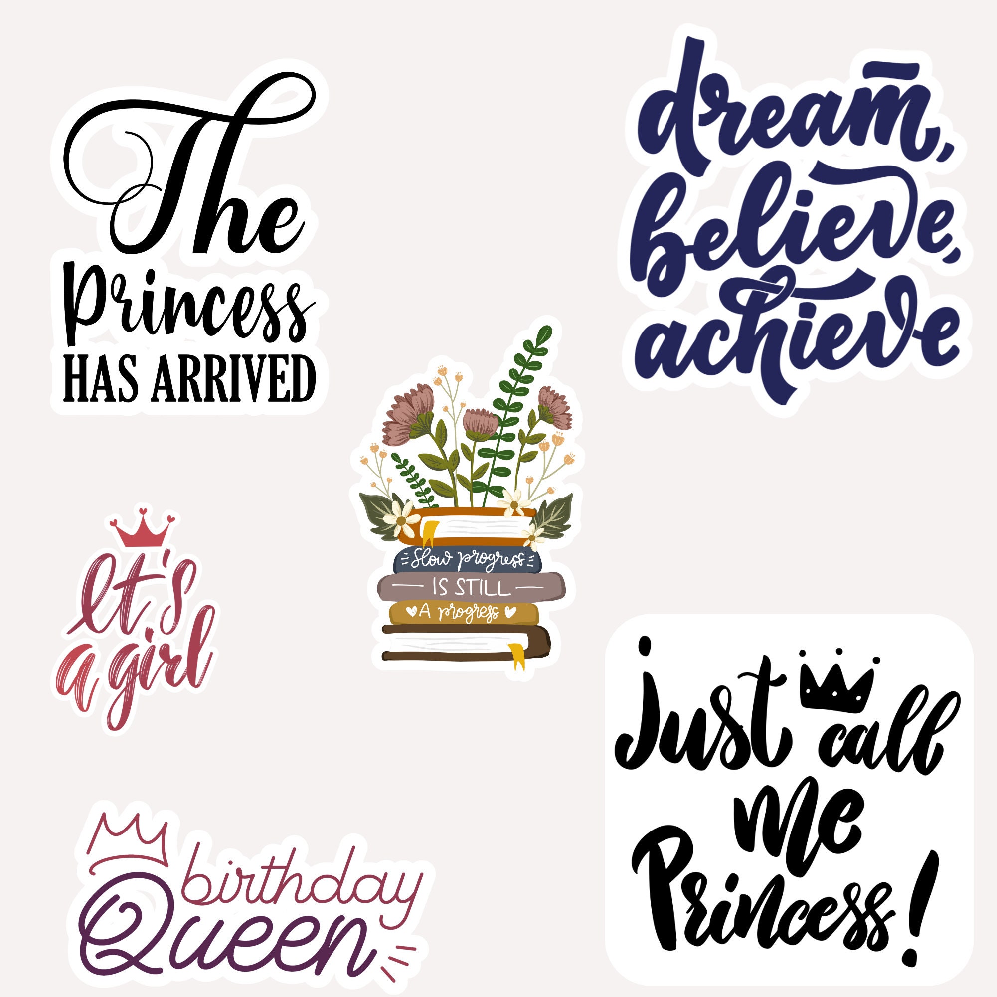 Disney Princess Printable Stickers PDF Disney Princess Cartoon Sticker ...