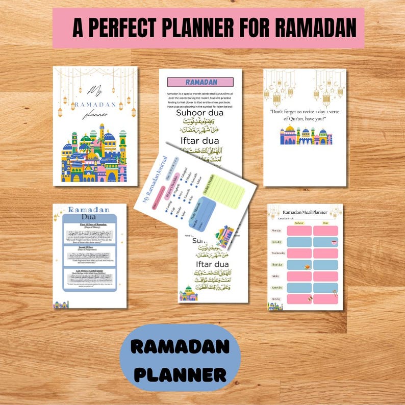 2025 Ramadan Planner, Ramadan Journal, Digital & Printable Bundle ...