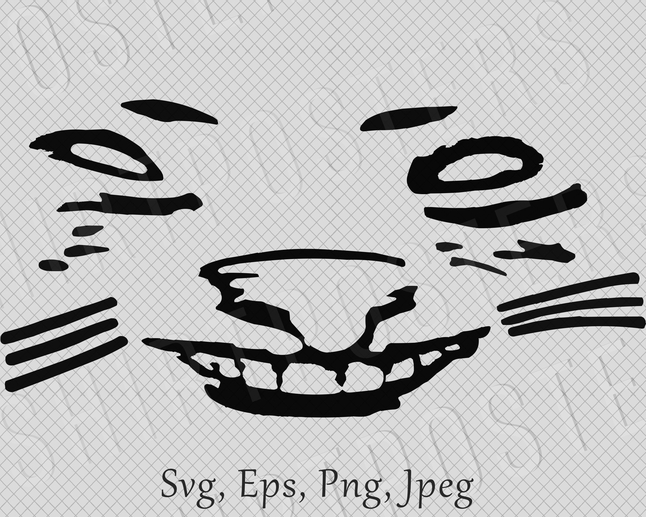 XDD Cat Twitch Emotes Meme Printable SVG Digital Download - Etsy