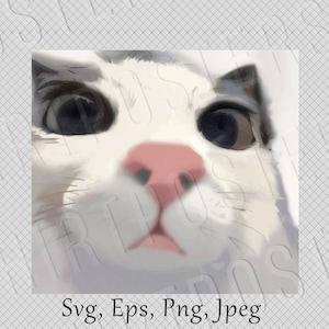 Plink Staring Cat Twitch Emotes Meme Printable SVG Digital Download - Etsy