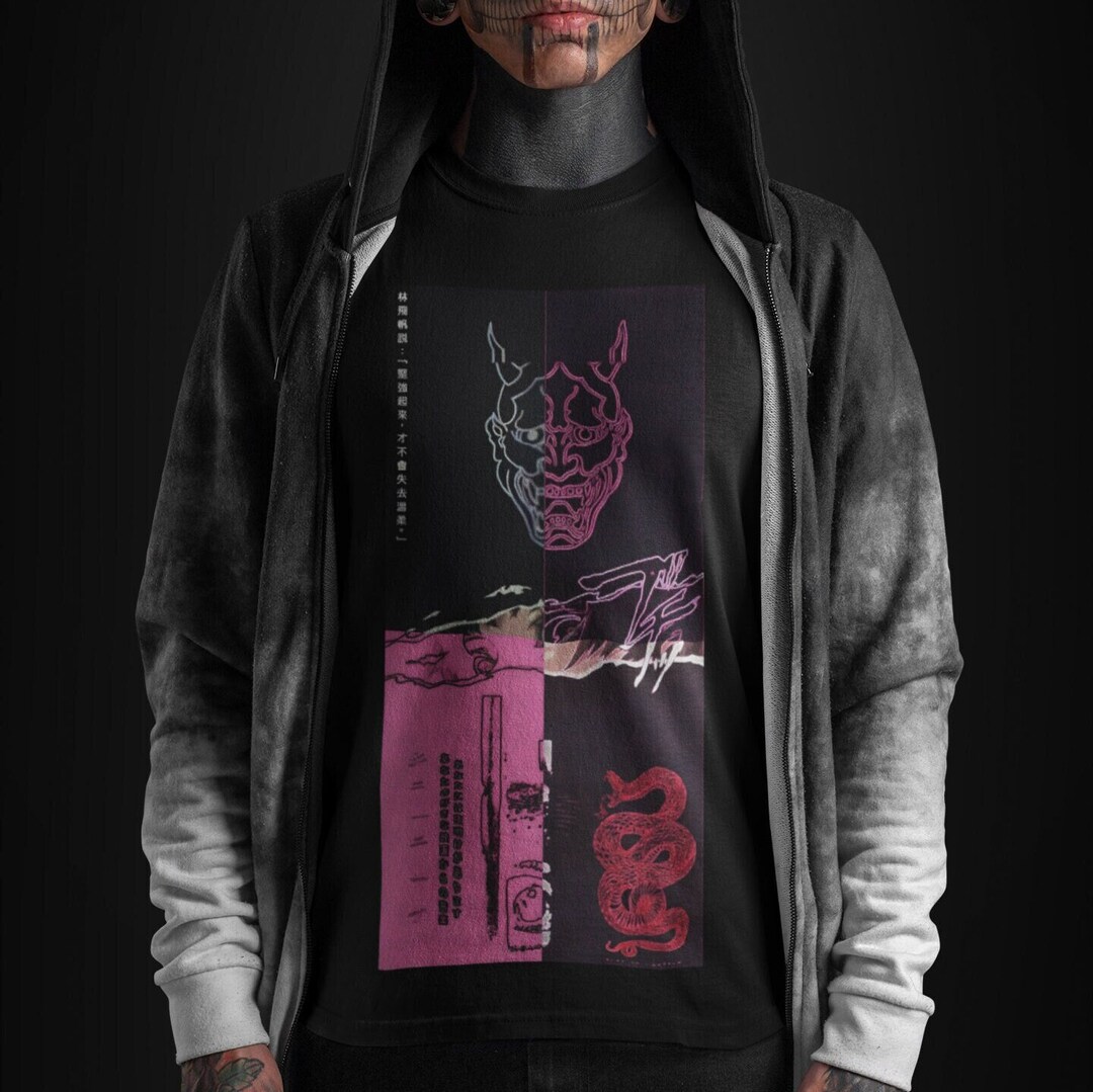 Hannnya Shirt, Japanese Style, Art Japan. Ghostemane, Gothic Style ...