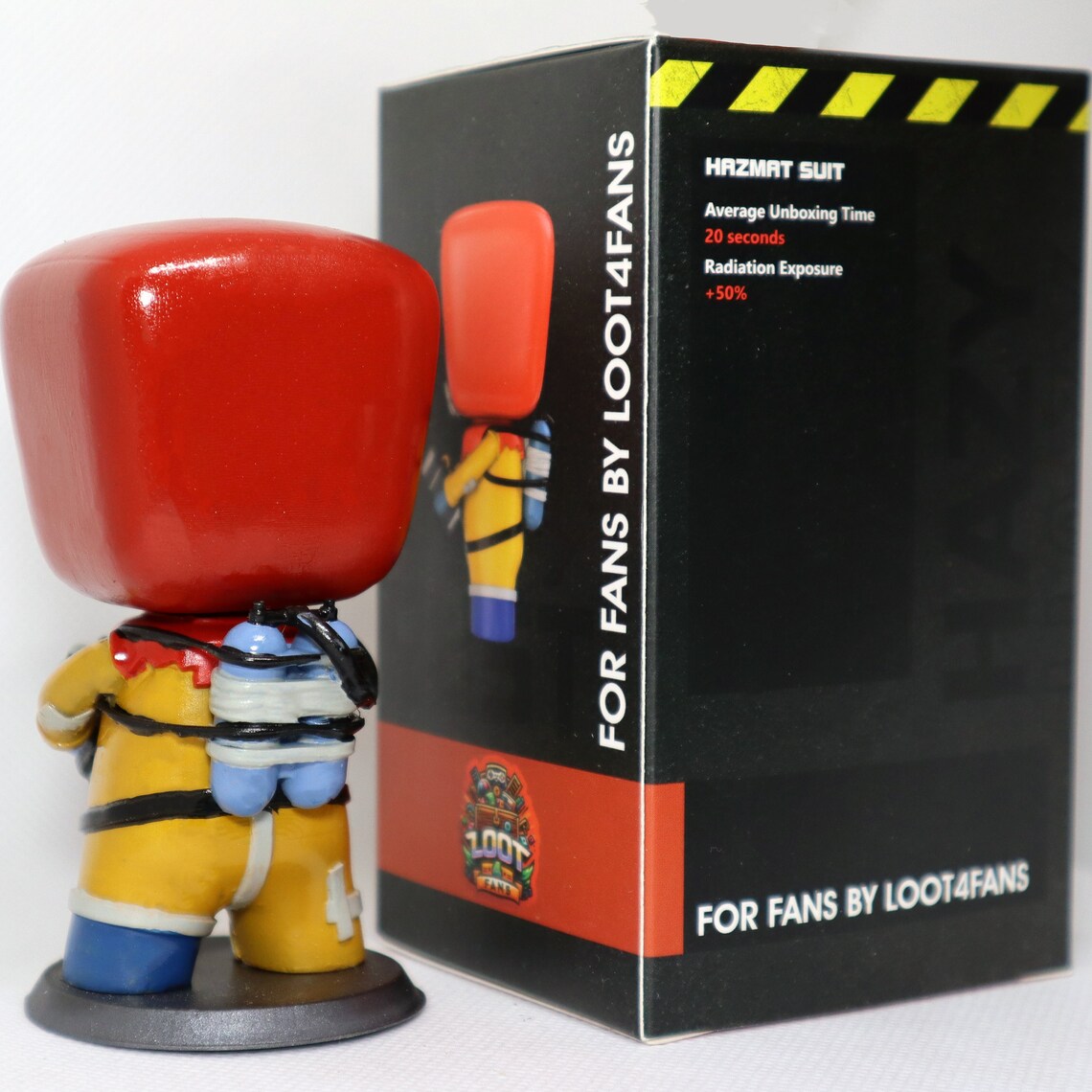 Rust Game Figurine Hazmat Suit Merch for Fans Collectible Rust Figure ...