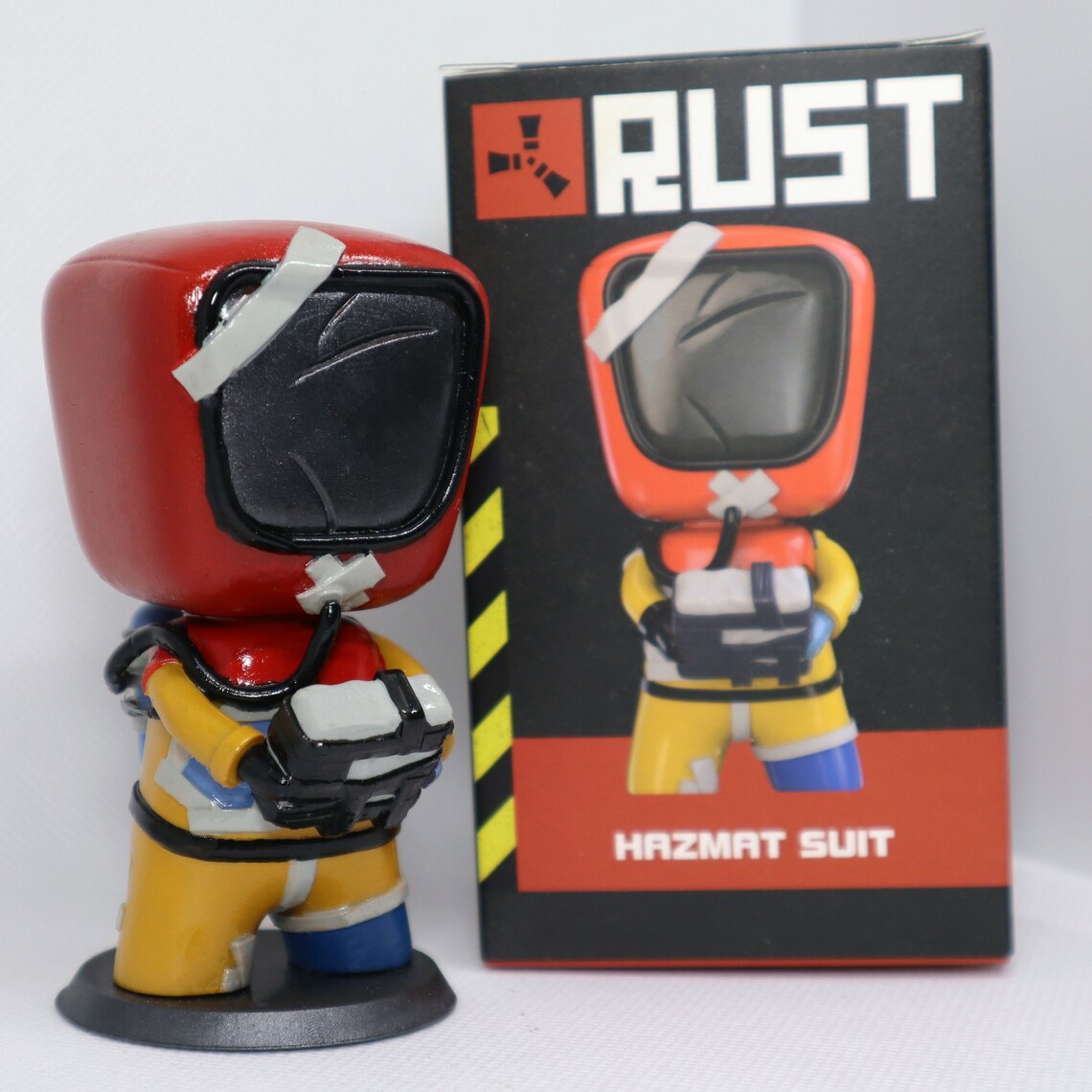 Rust Game Figurine Hazmat Suit Merch for Fans Collectible Rust Figure ...