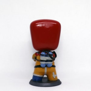 Rust Game Figurine Hazmat Suit Merch for Fans Collectible Rust Figure ...