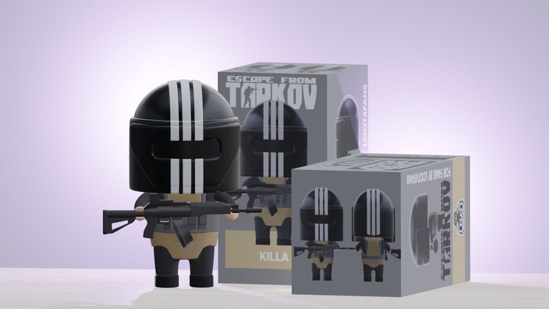 Escape From Tarkov Figurine Killa Figure EFT Merch for Fans Handmade ...