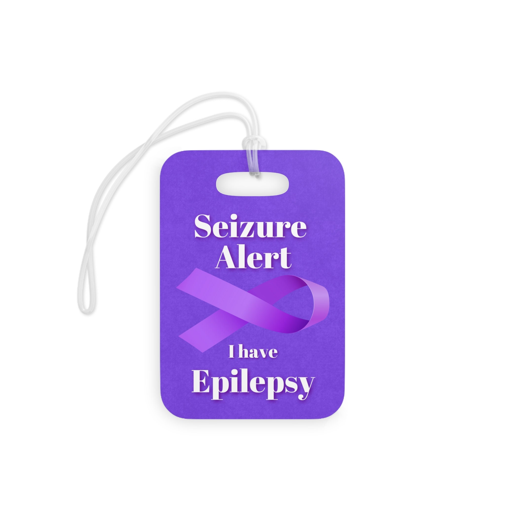 Epilepsy Awareness and Seizure Alert Bag Tag, in Case of Emergency How ...