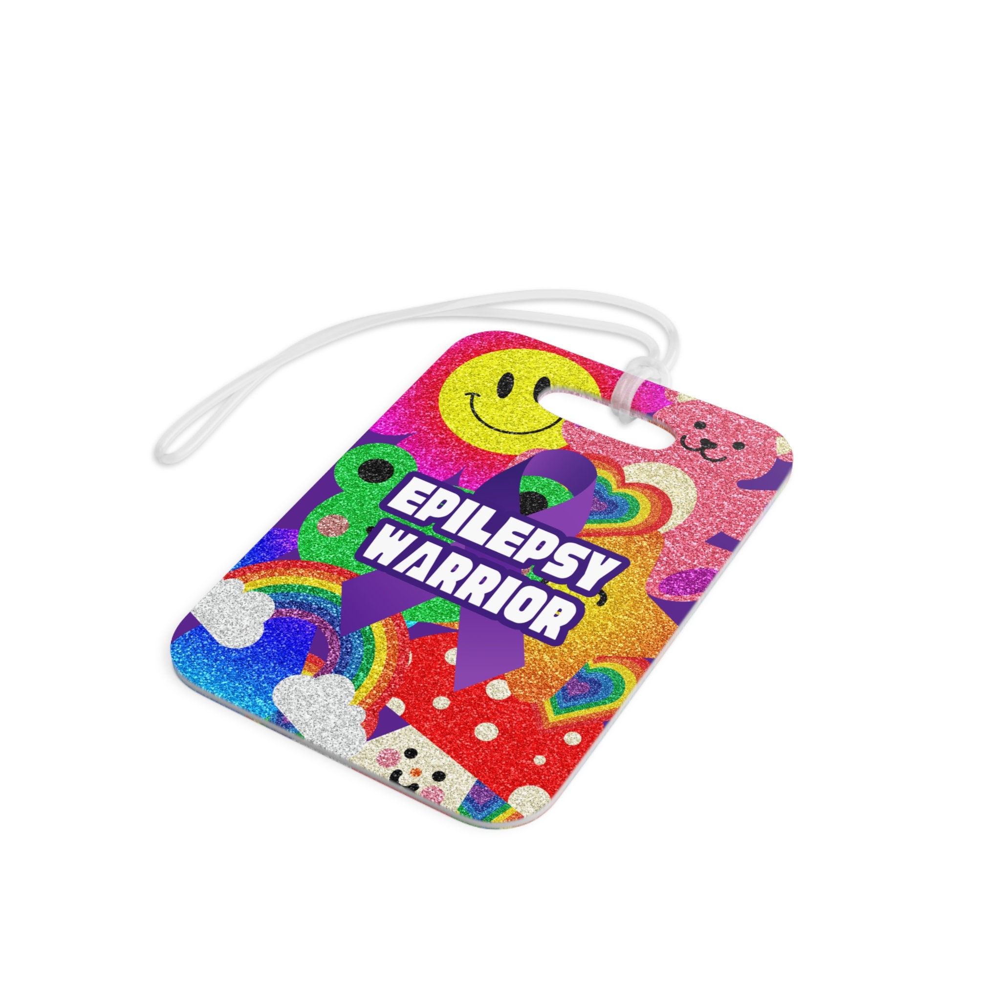 Colorful Epilepsy Alert Bag Tag, in Case of Emergency Contact, Medical ...