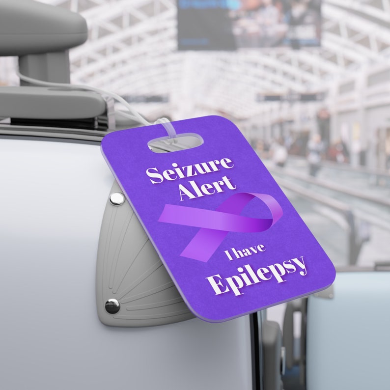 Epilepsy Awareness and Seizure Alert Bag Tag, in Case of Emergency How ...