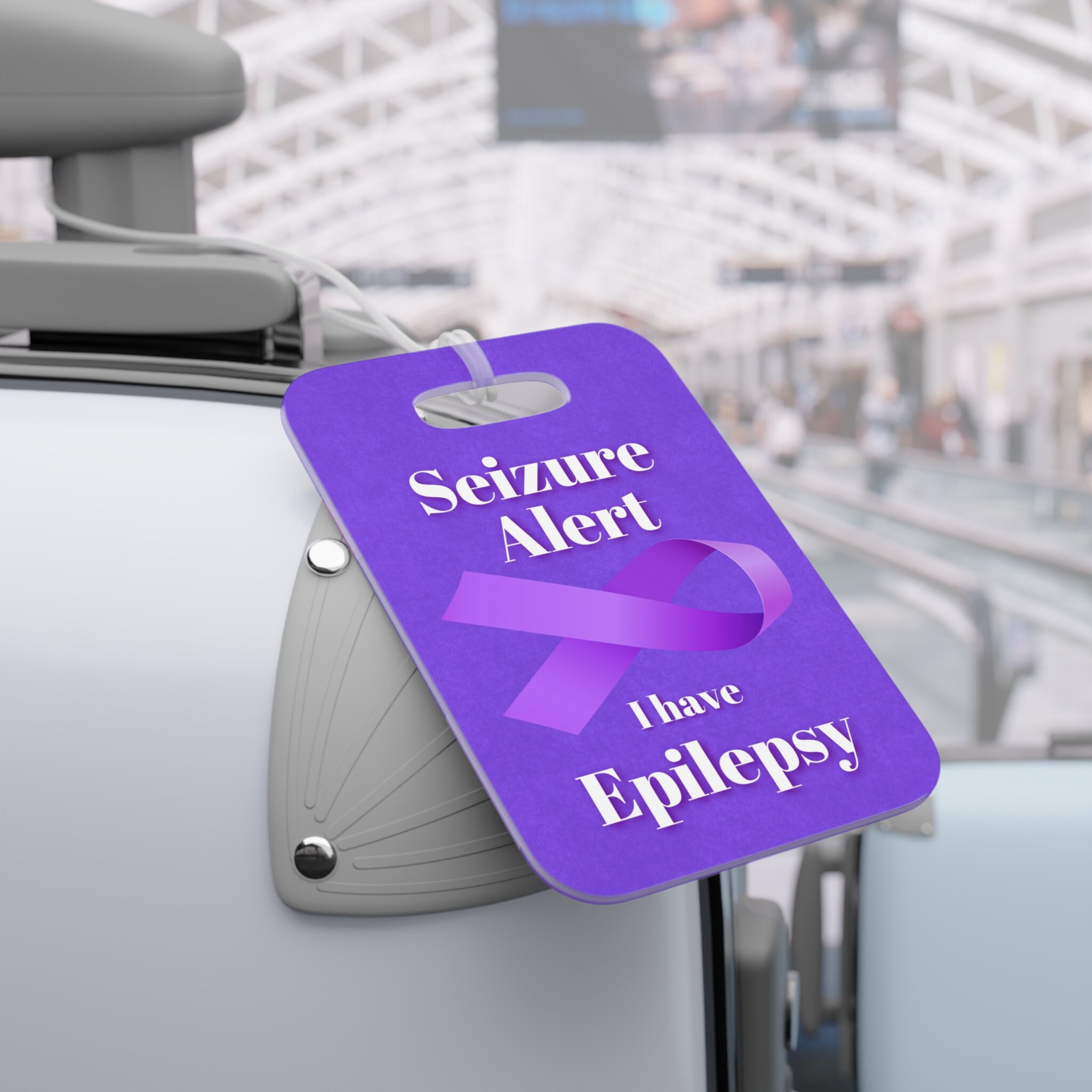 Epilepsy Awareness and Seizure Alert Bag Tag, in Case of Emergency How ...
