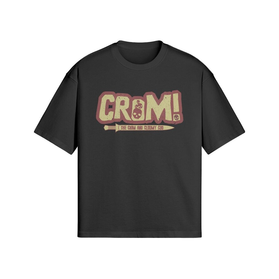 Crom! - the Grim & Gloomy God | Retro 80s Comic T-duplicate - Etsy
