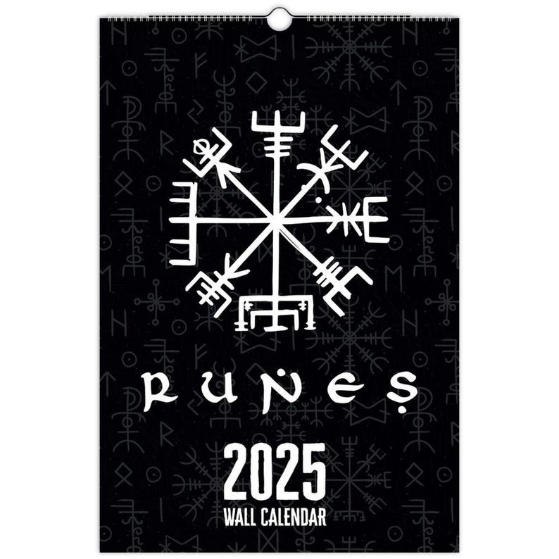 Elder Futhark RUNES Wall Calendars - 2025 | US & CA Orders - Etsy
