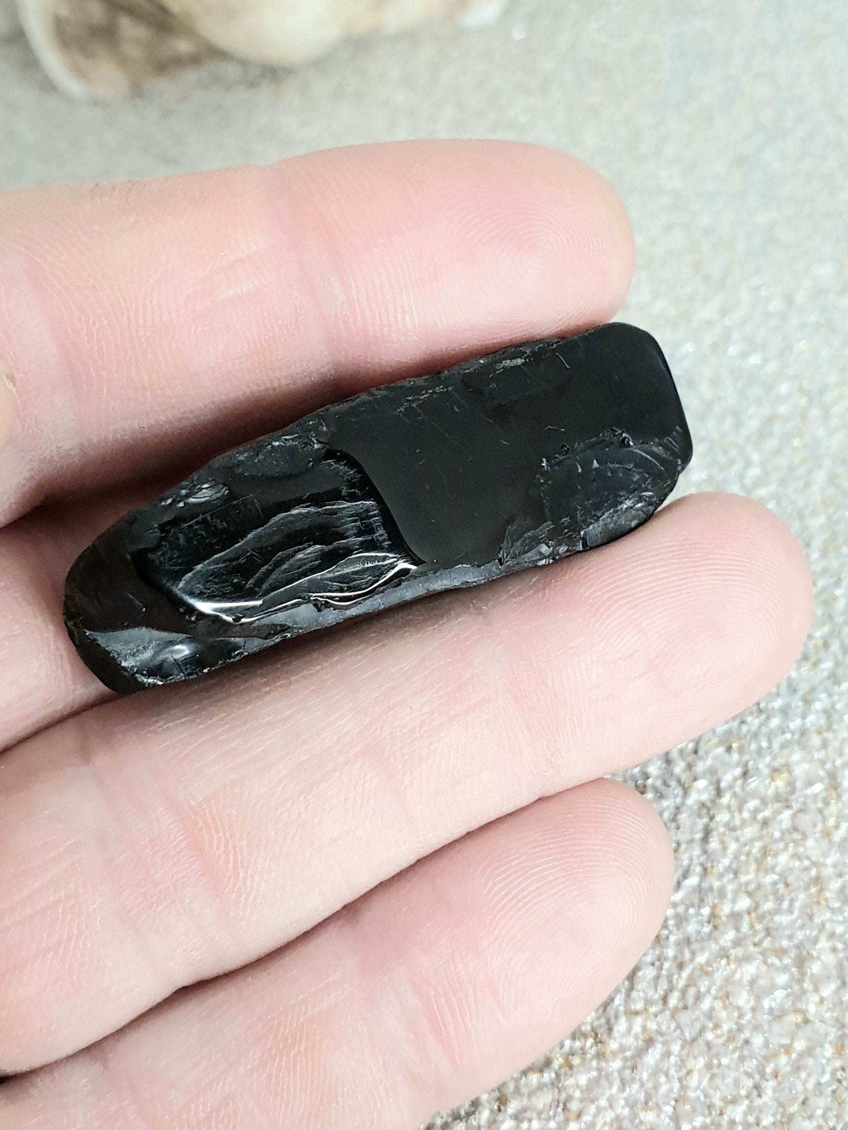 Whitby Jet Rare Gem Natural Genuine Beach Find Gemstone Black Jet ...