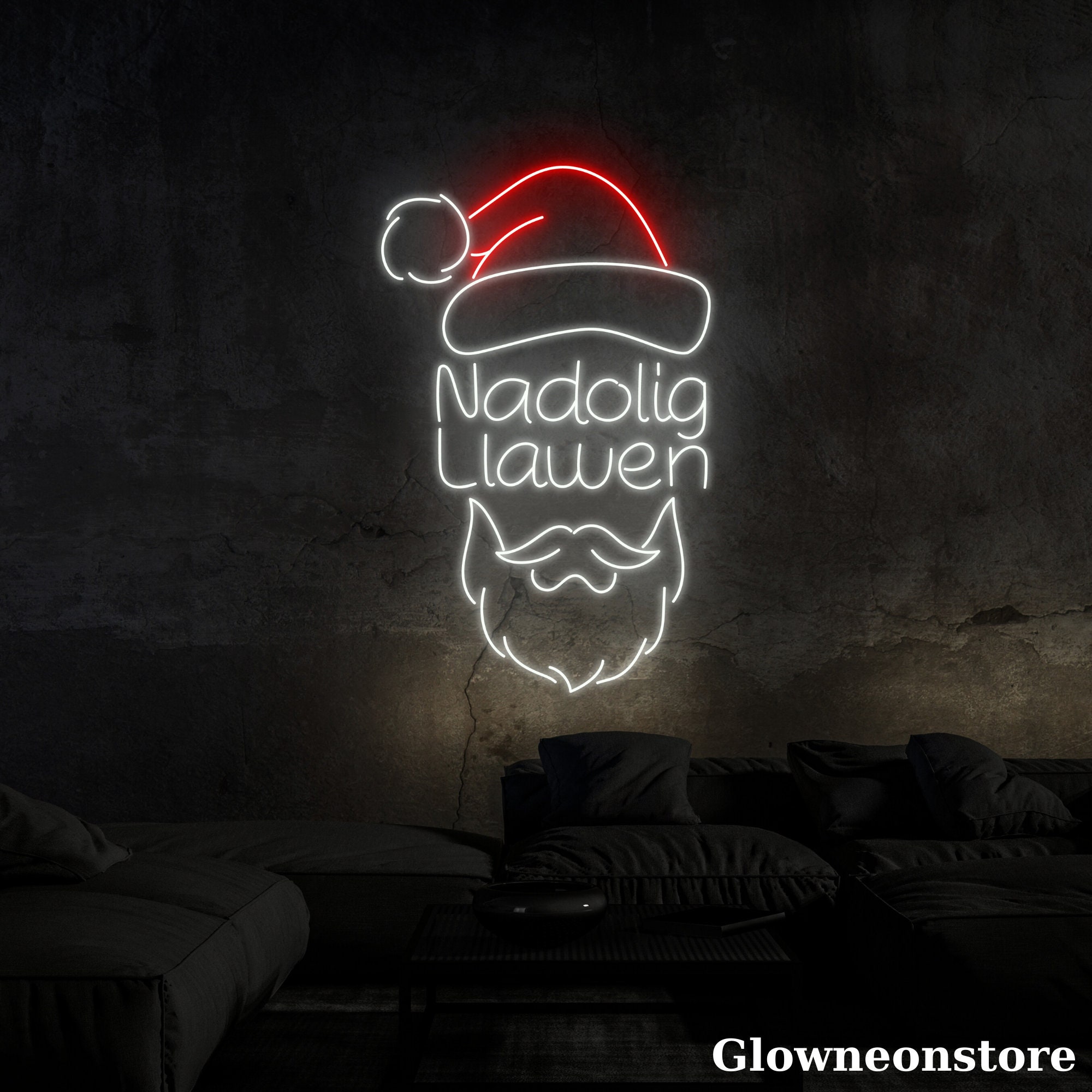 Nadolig Llawen Neon Sign Nadolig Llawen LED Sign Merry - Etsy Australia