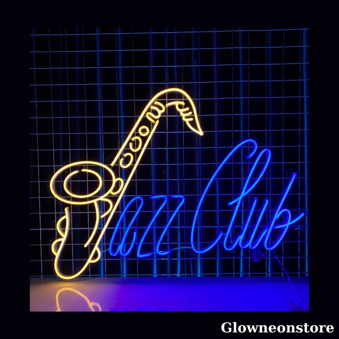 Jazz Club Neon Sign Jazz Club Led Sign Live Music Neon Sign - Etsy