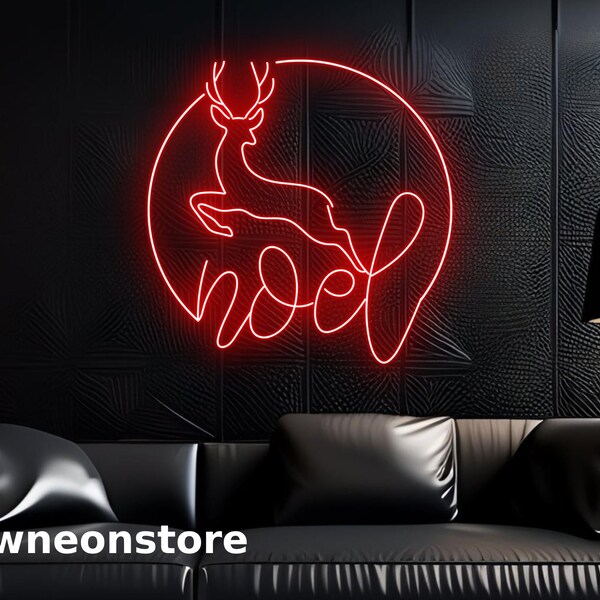 Led Lighted Reindeer Christmas Porch Sign - Etsy