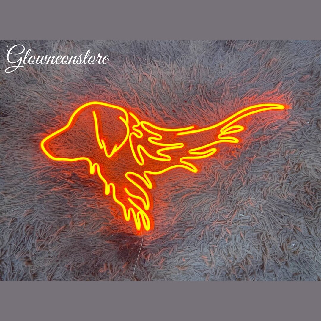 Golden Retriever Neon Sign Golden Dog LED Sign Pet Lover - Etsy