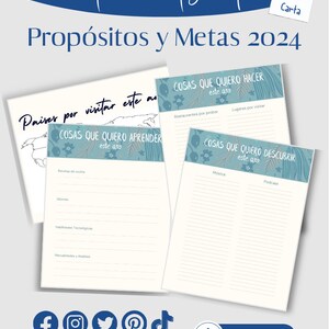 Kit de Propósitos y Metas para un 2024 Inspirador - Etsy México