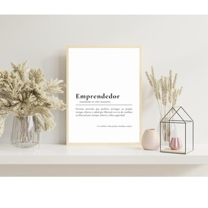 Definition Wall Art Dictionary Art Spanish Entrepreneur Funny ...