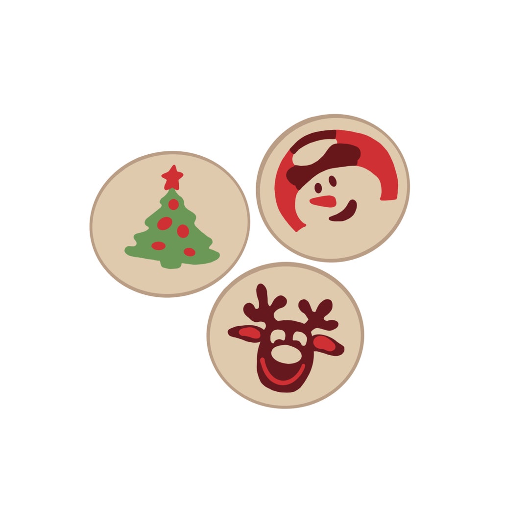 Digital Download Digital Drawing PNG Pillsbury Christmas Cookies ...