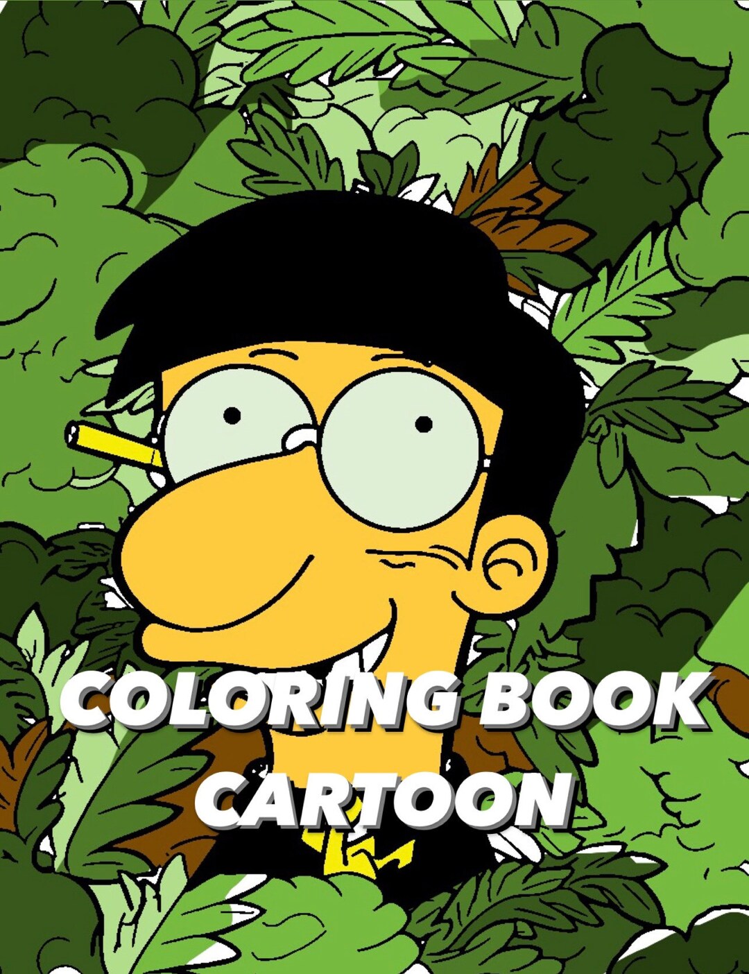 Character Cartoons Simpson Coloring Book 100 Pages Digital - Etsy