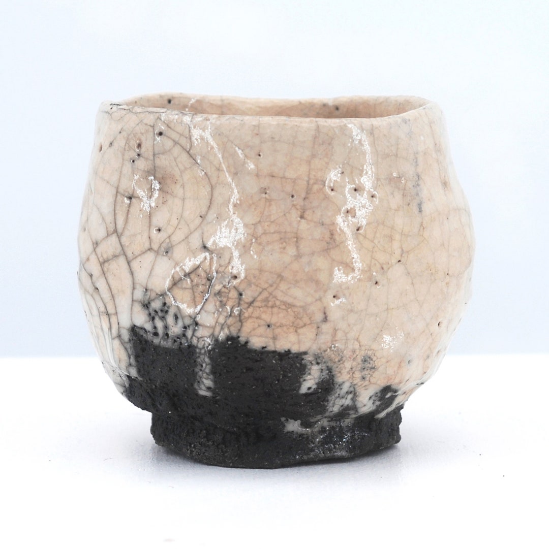 Chawan 1 Hand Carved Tea Bowl Raku Firing. Unique Piece. - Etsy