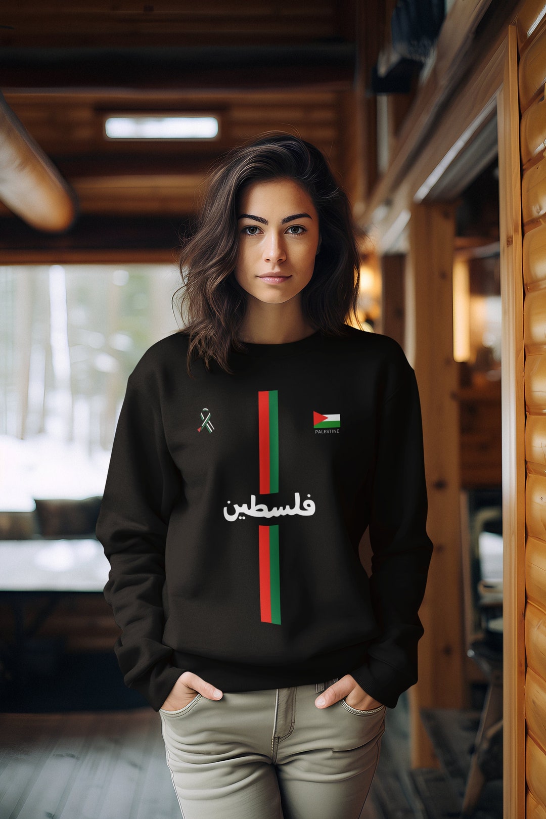 Free Palestine_arabic2 | Sweat | Football Shirt | Soccer | Palestine ...