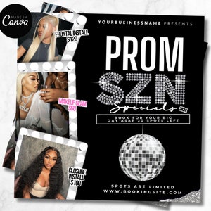 Prom Booking Flyer, Flyer, Homecoming Flyer, Book Now Flyer, Prom ...