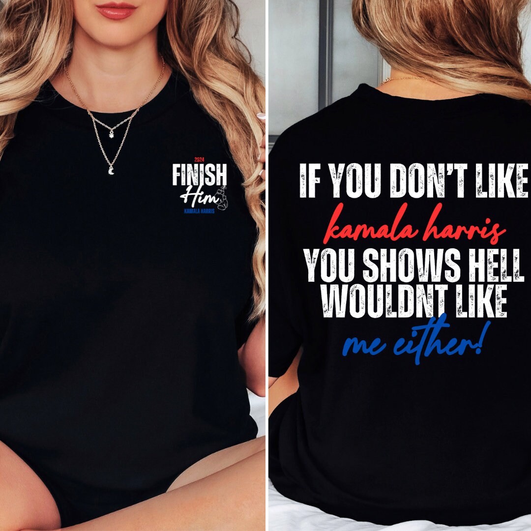 Kamala Harris Png, Let's Finish the Job Shirt Sublimation Design ...