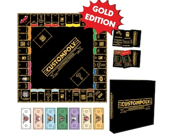 Custompoly Board Game Complete Game: Customized Gift, Personalized ...