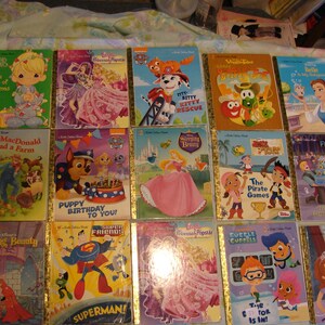 37# Mixed Lot of Older Style Books for Junk Journals, Little Golden ...