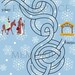 Christmas Printable Mazes for Children – Holiday Puzzle Worksheets ...