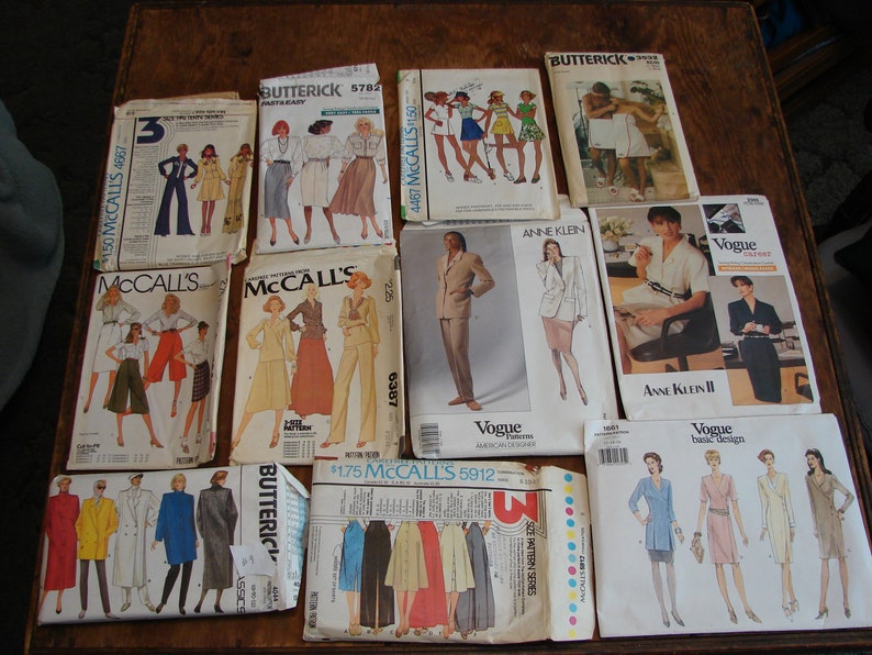 4a# Mixed Lot of Older Style Patterns for Creating or Junk Journals - Etsy