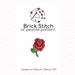 Red Rose Brick Stitch Pattern - Brick or Peyote Stitch Pattern Based on ...